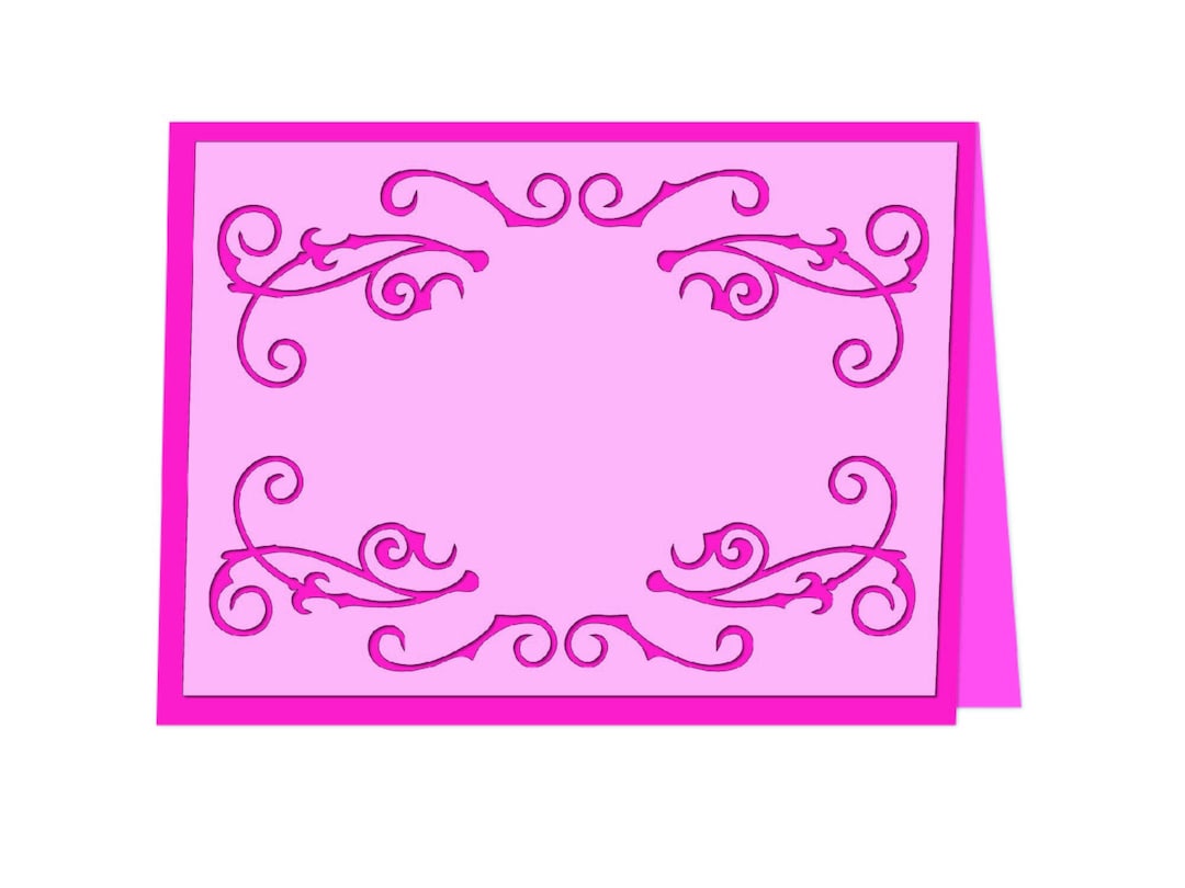 3D Greeting Card, Cut File for Silhouette, for Cricut, Layered Card SVG ...