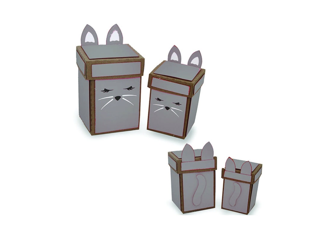 3D Box Svg, Box Template, Gift Box Template, Gift Box SVG, Party Favor ...