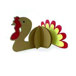 3d Thanksgiving Turkey, Turkey Svg, 3d Turkey, Paper Turkey ...