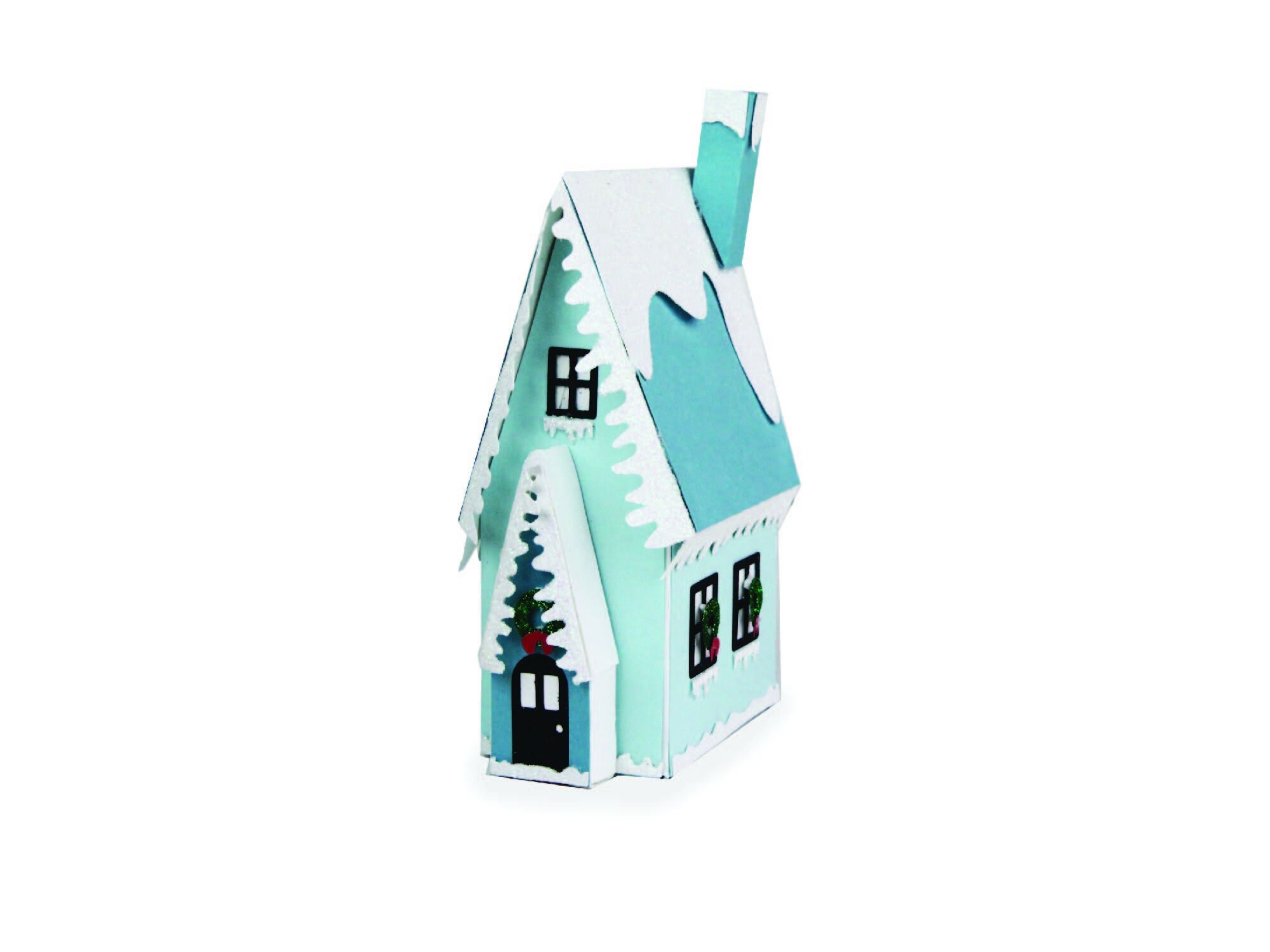 3D Snow House, Christmas House Svg, Cut Files for Silhouette, Cricut ...