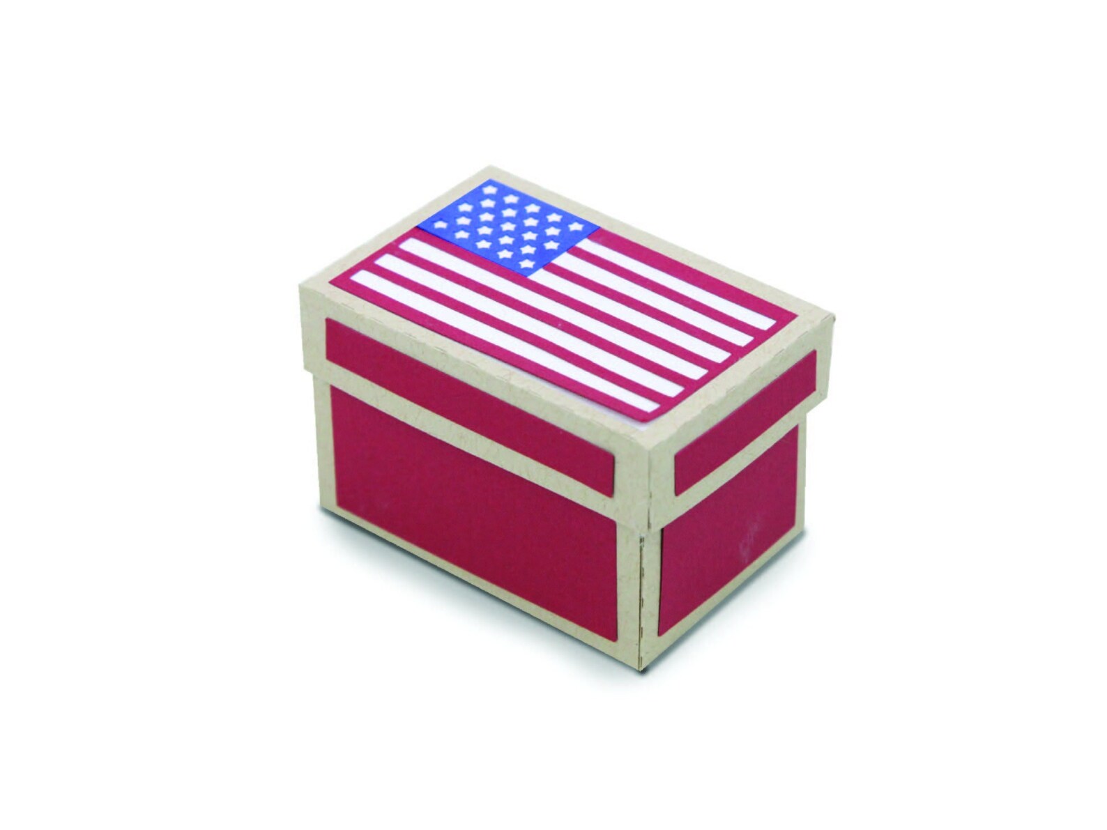 Flag Box Svg, Box Svg, Box Template, Gift Box, Decor Box, Cut Files for ...