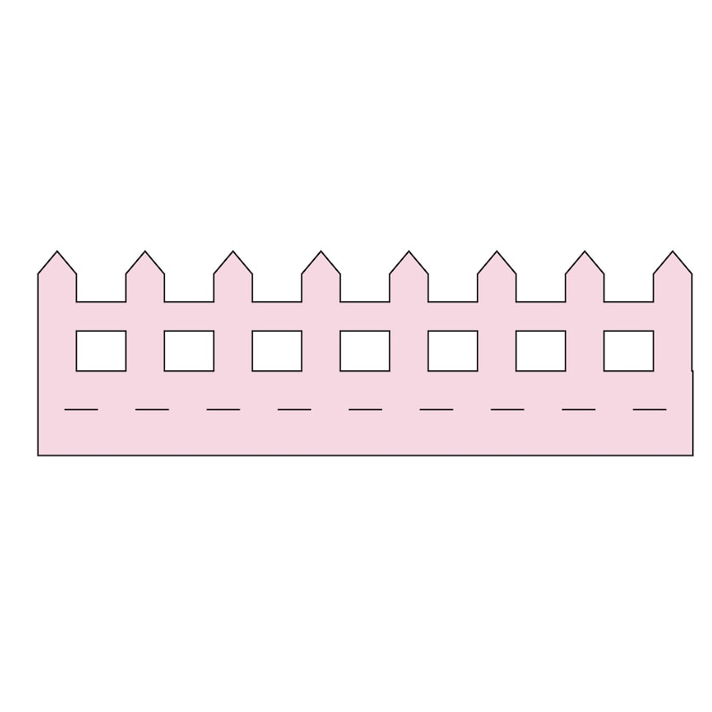 3D Paper Fence, Digital File, Instant Download, Svg, Png, Dxf, for ...