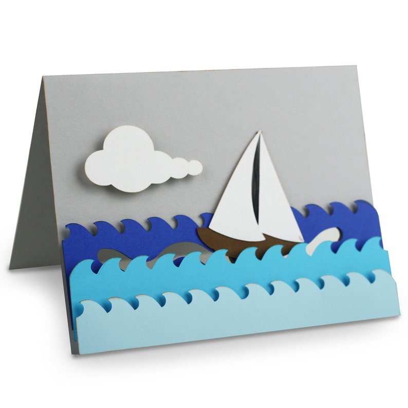 3D Greeting Card, Motion Greeting Card, Cricut Svg File, Silhouette Svg ...
