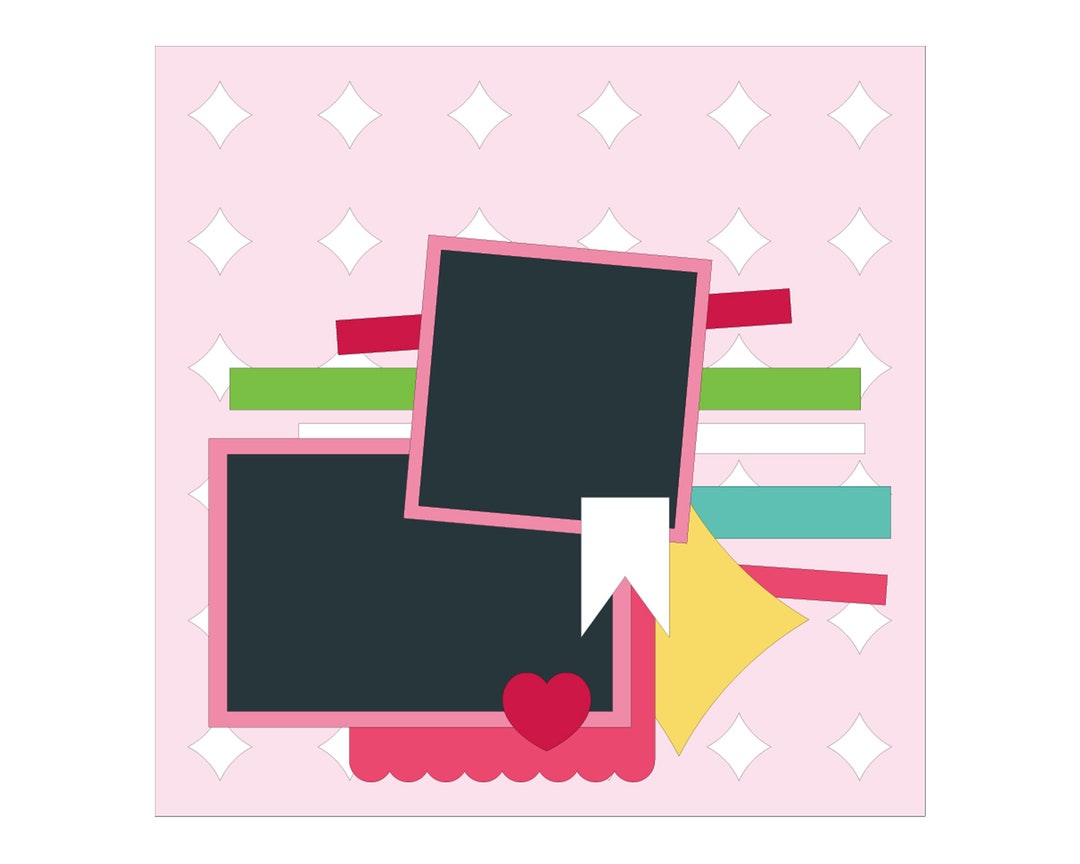 Digital Scrapbook Page, Scrapbook Layout, 12x12 Scrapbook, Scrapbook ...