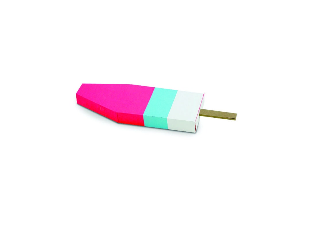 3D Popsicle Svg, 3d Paper Popsicle, Popsicle, Cut File for Cricut ...