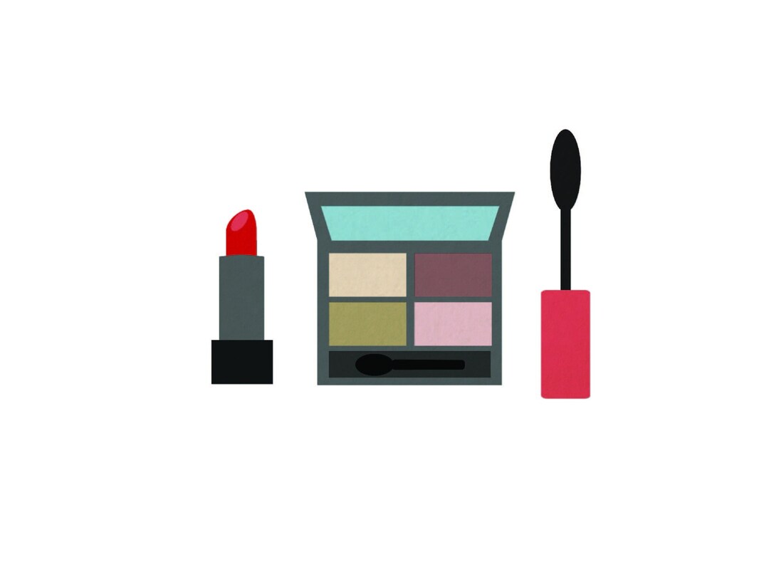 2D Make up Kit, Make up Kit Svg, Cut File, Cricut, Silhouette, Cameo ...