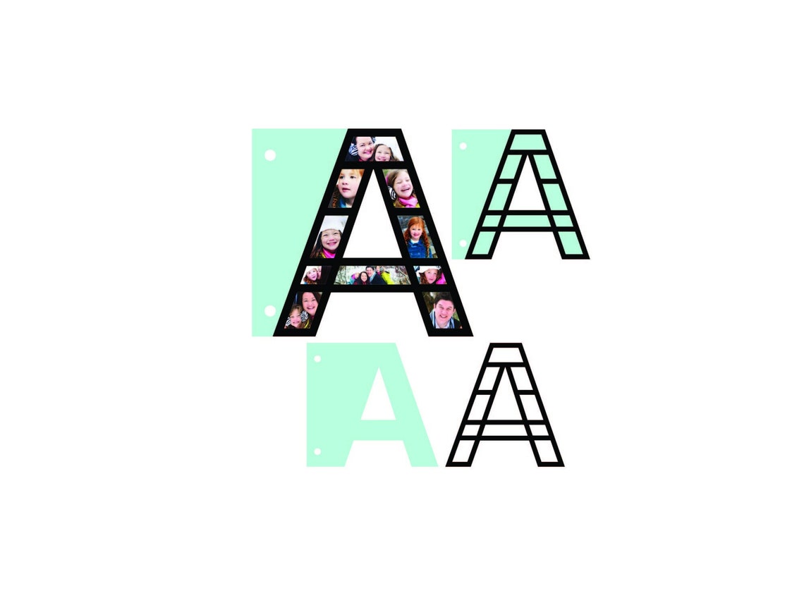 Alphabet Album, Letter Album, Album Svg, Film Strip Svg, Photo Album ...