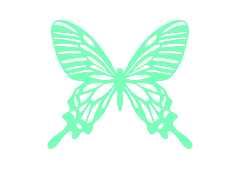Pretty Butterfly Svg, Butterfly Clipart, Cut Files, Silhouette, Cricut ...