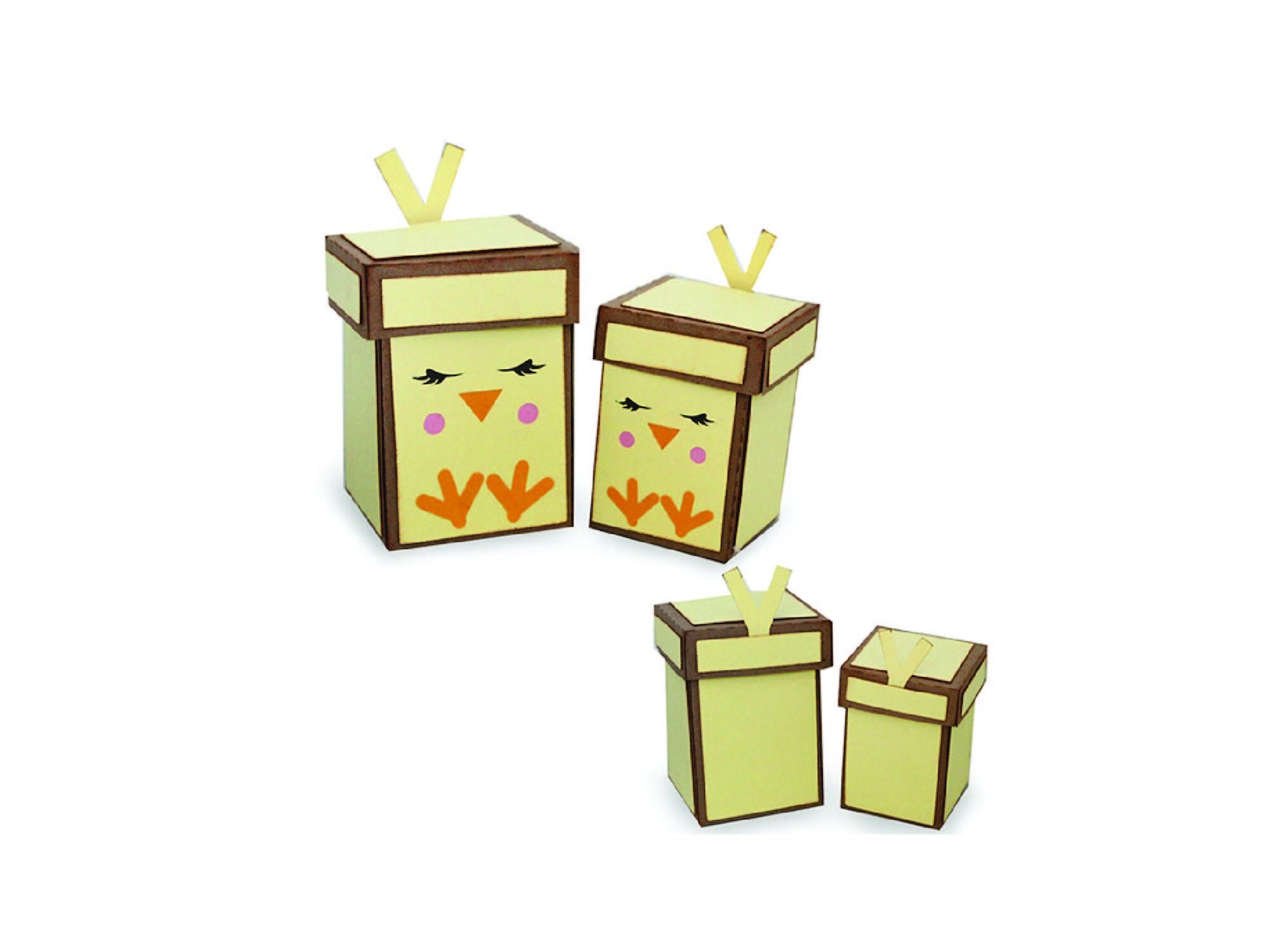 3D Box Svg, Box Template, Gift Box Template, Gift Box SVG, Party Favor ...