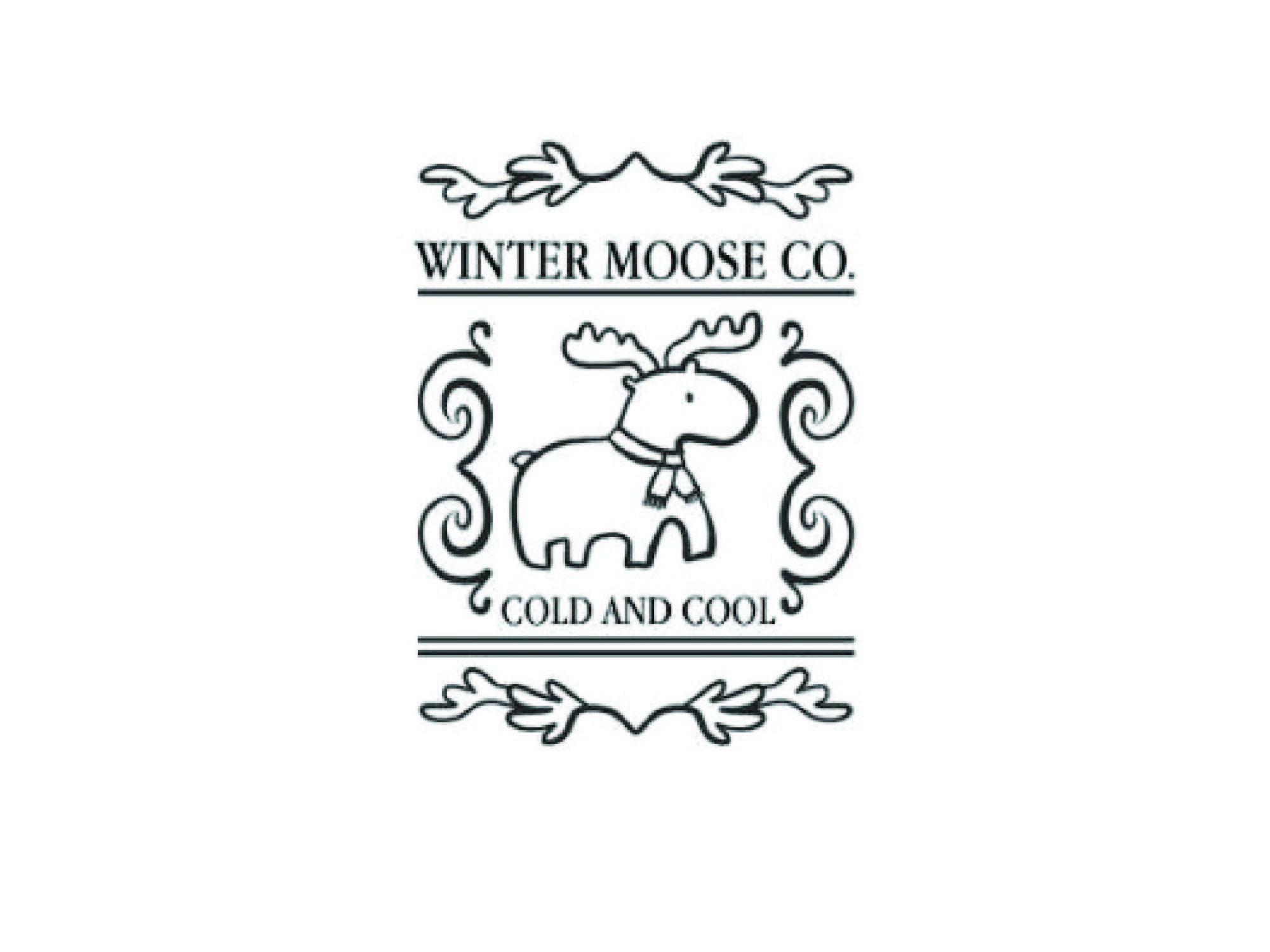 Winter Moose SVG Quote Clipart Vector Art Moose Clipart - Etsy