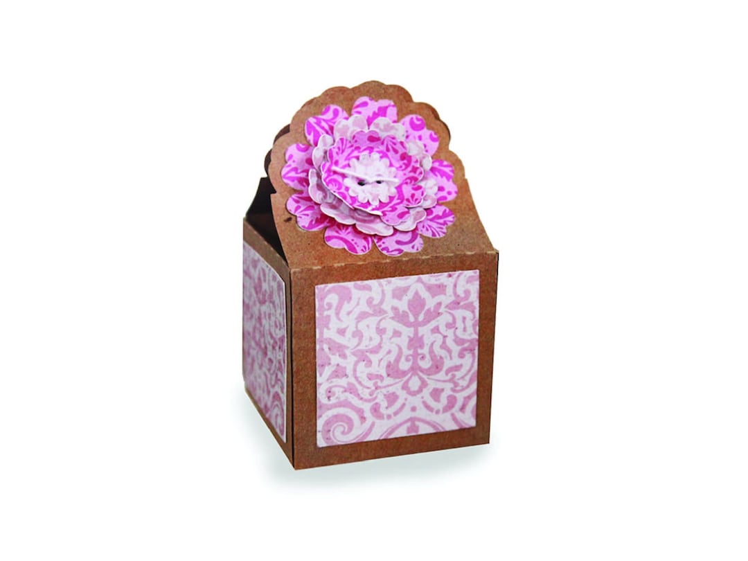 3D Box Svg, Gift Box Template, Gift Box SVG, Party Favor Box, Cut File ...