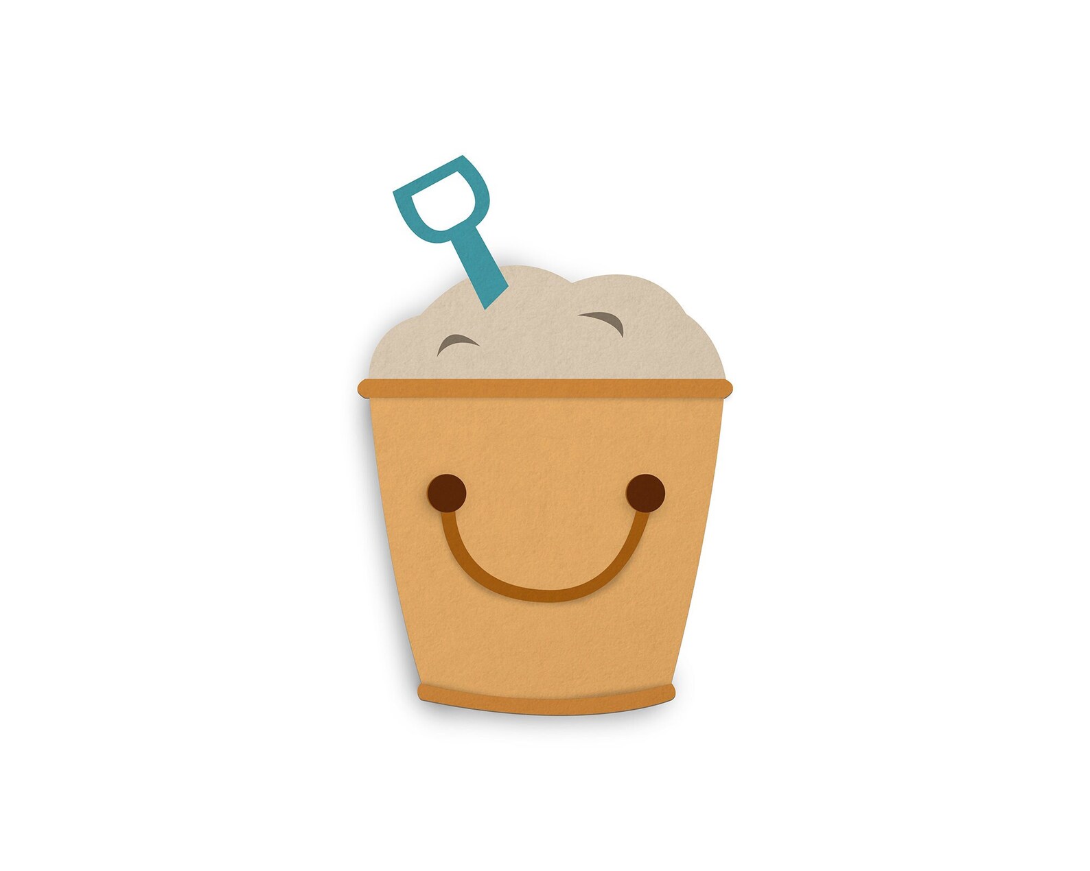 Bucket of Sand Svg, Clipart, Cut File, Cricut, Cameo, Silhouette, Svg ...
