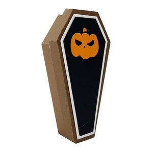Coffin Box Template, Halloween, Coffin, 3D Coffin, Paper Coffin, SVG ...
