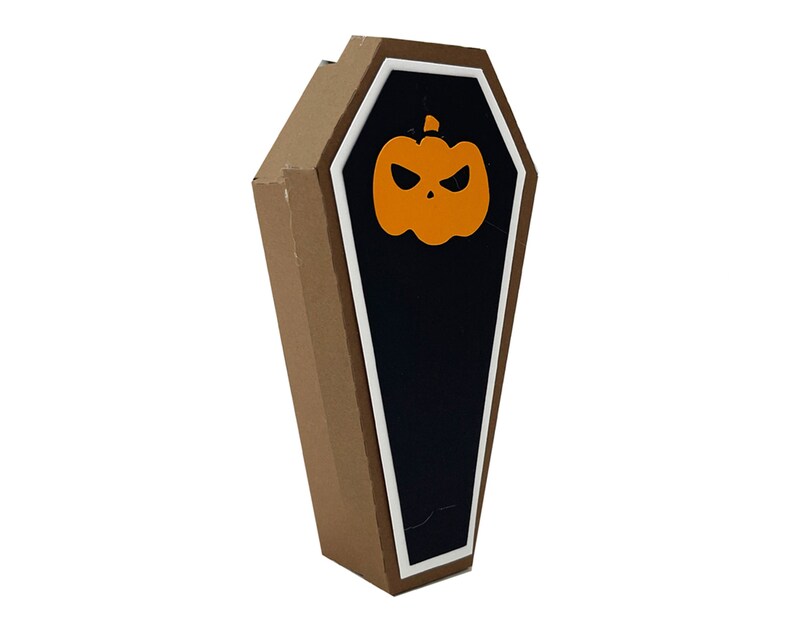 Coffin Box Template, Halloween, Coffin, 3D Coffin, Paper Coffin, SVG ...