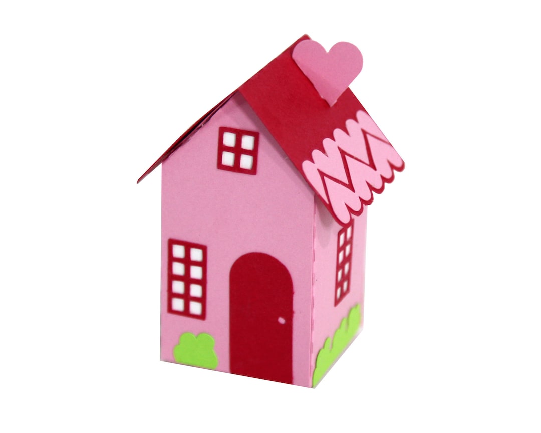 3D Paper House, Cricut Svg File, Craft, Procreate, Silhouette Svg ...