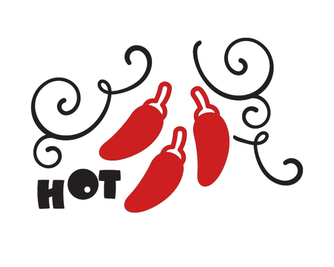 Hot Chili Peppers Vector Art, Hot Chili Peppers SVG, Chili Pepper ...