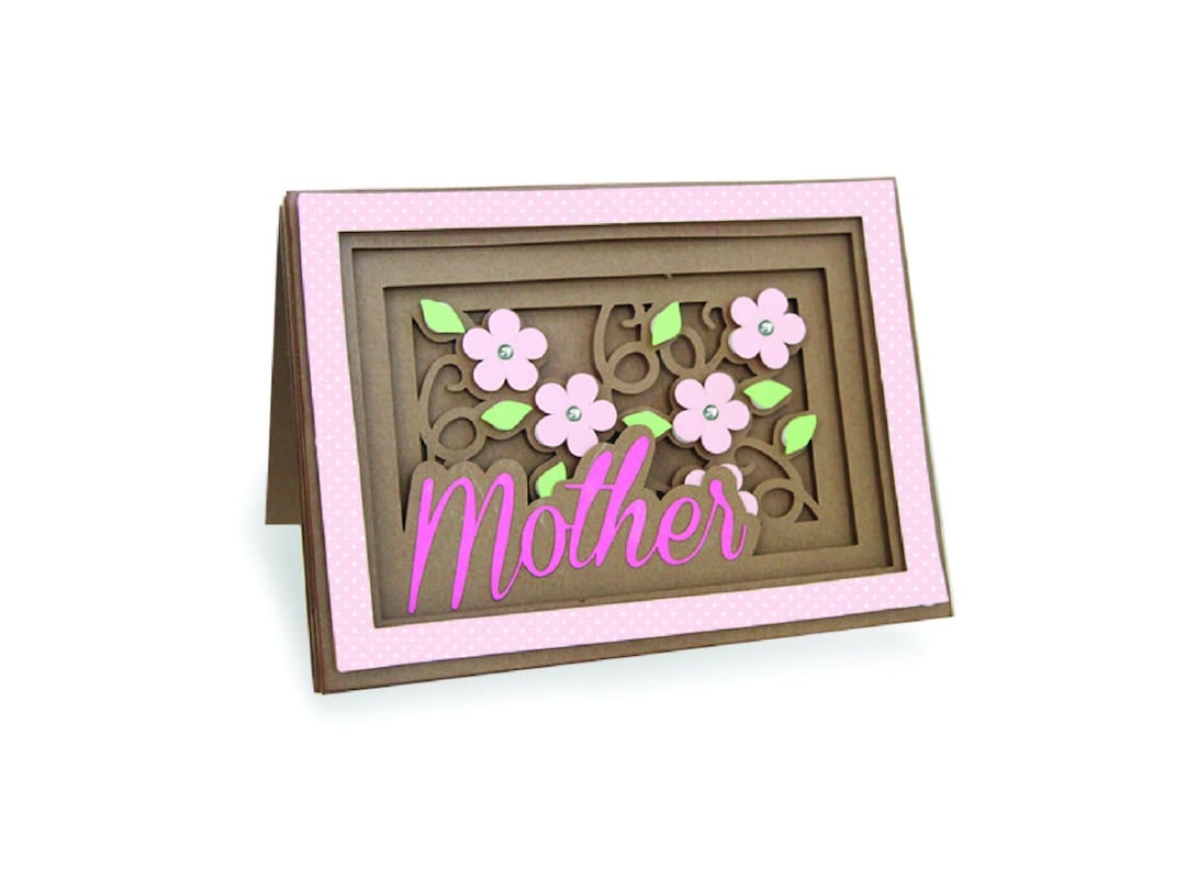 3D Greeting Card, Shadow Card, Cricut Svg File, Silhouette Svg, Layered ...