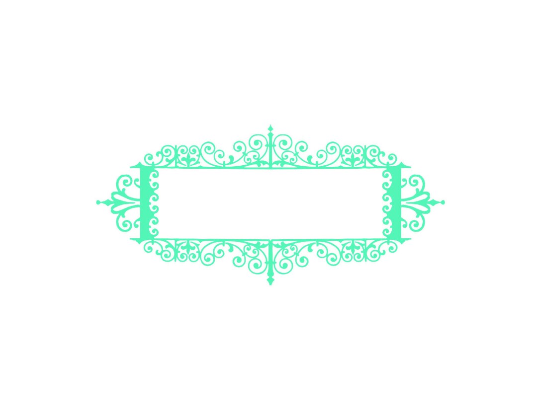 Decorative Frame Svg, Frames Clipart, Vector Art, Cut File for Cricut ...