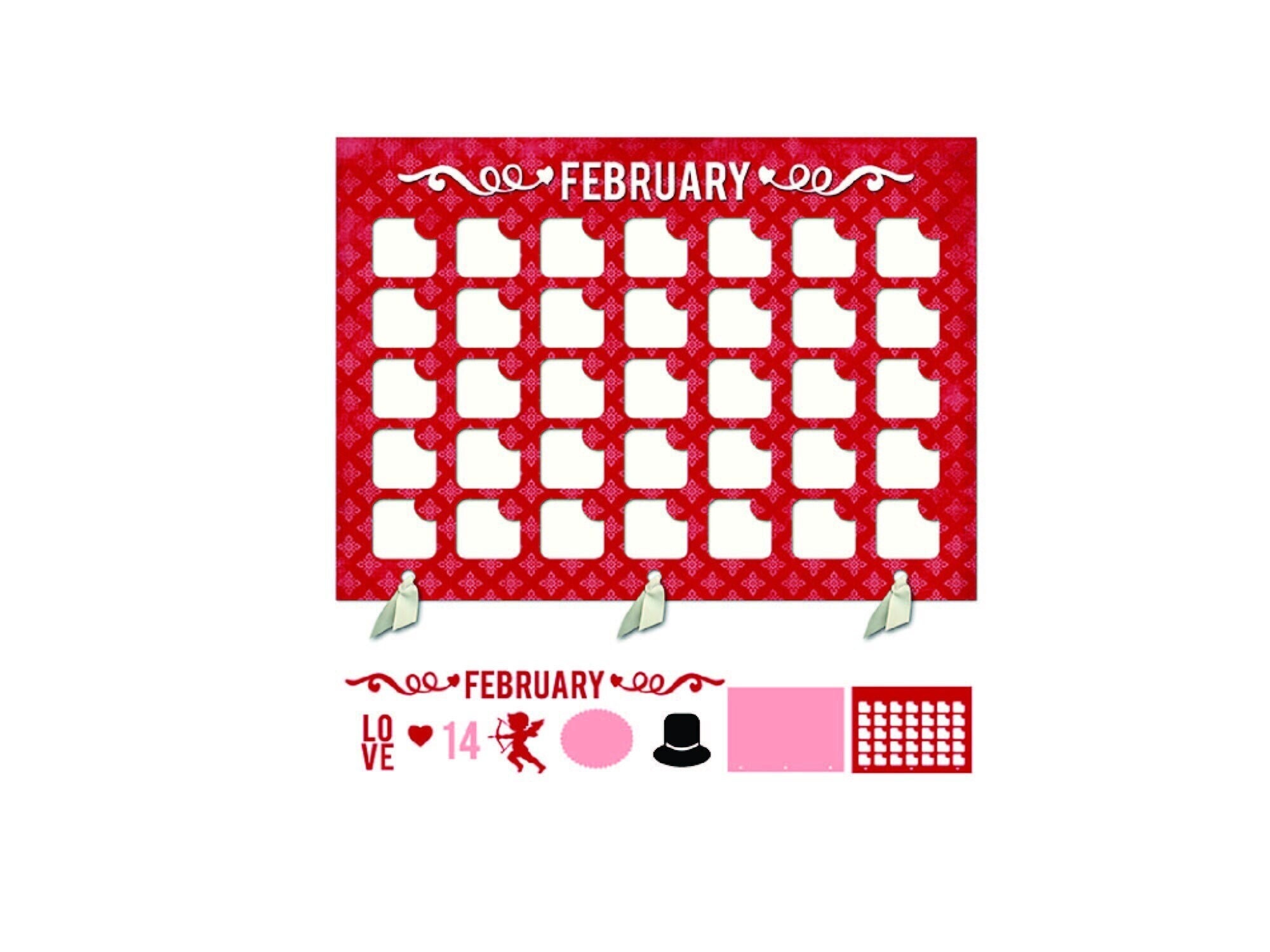 Calendar SVG Cut File Printable Vector Clip Art Planner SVG - Etsy