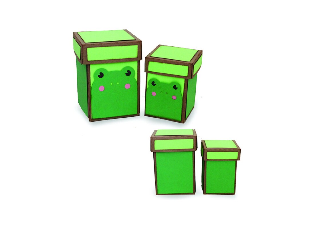 3D Box Svg, Box Template, Gift Box Template, Gift Box SVG, Party Favor ...