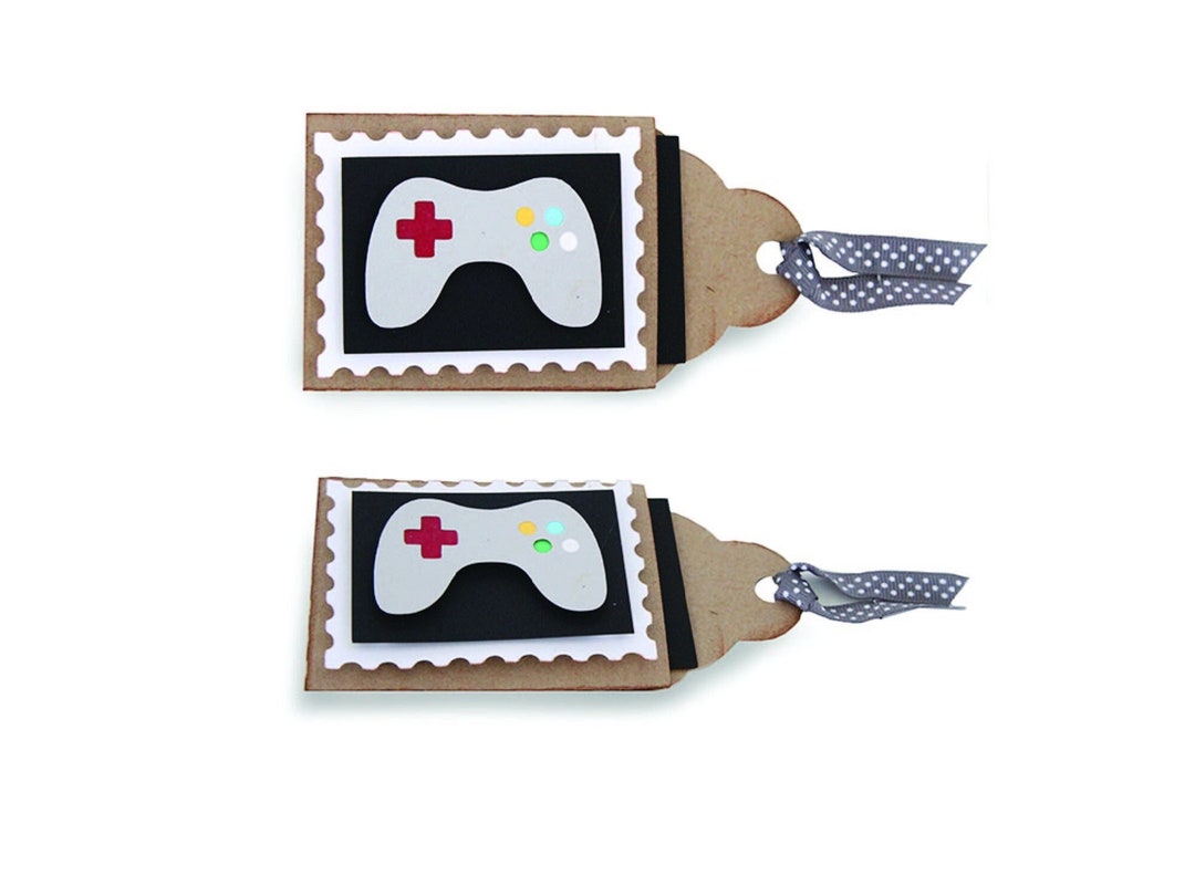 3d Game Controller Svg, Gift Card Holder, Holiday Gift Card, Card ...