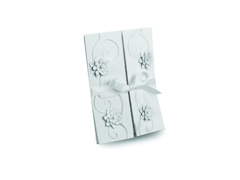 2D Wedding Card Folded Card Cut File Silhouette Cricut - Etsy