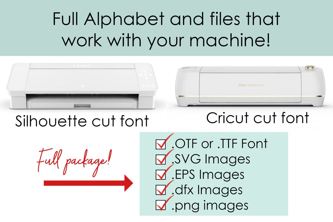 Silhouette Fonts, Craft Fonts, Procreate Fonts, Canva Fonts ...