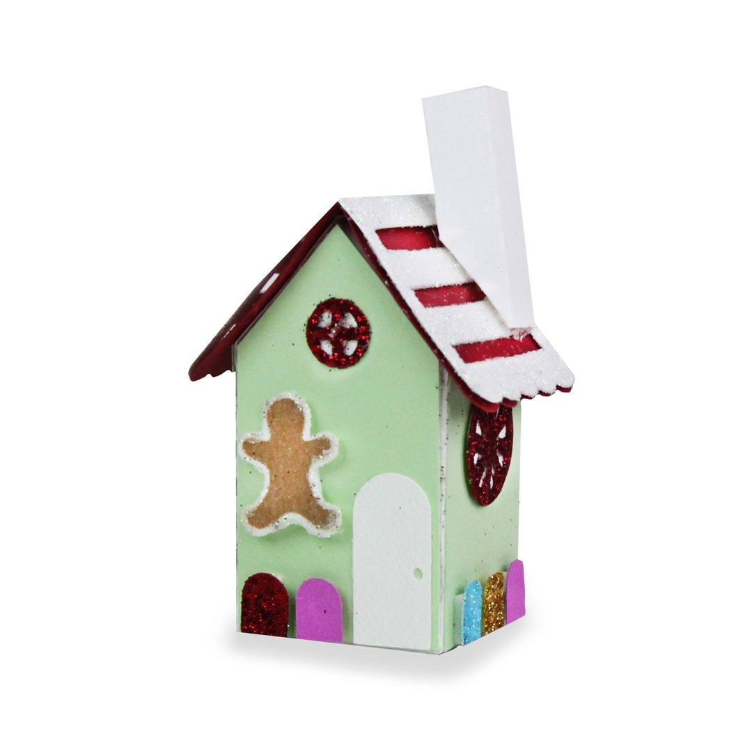 3D Elf House, Christmas House Svg, Cut File, Cameo, Silhouette, Cricut ...