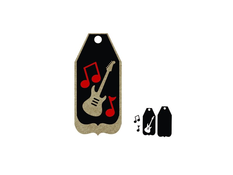 Guitar Tag Svg, Music, Bookmark Svg, Clipart, Cut File for Cricut, for ...
