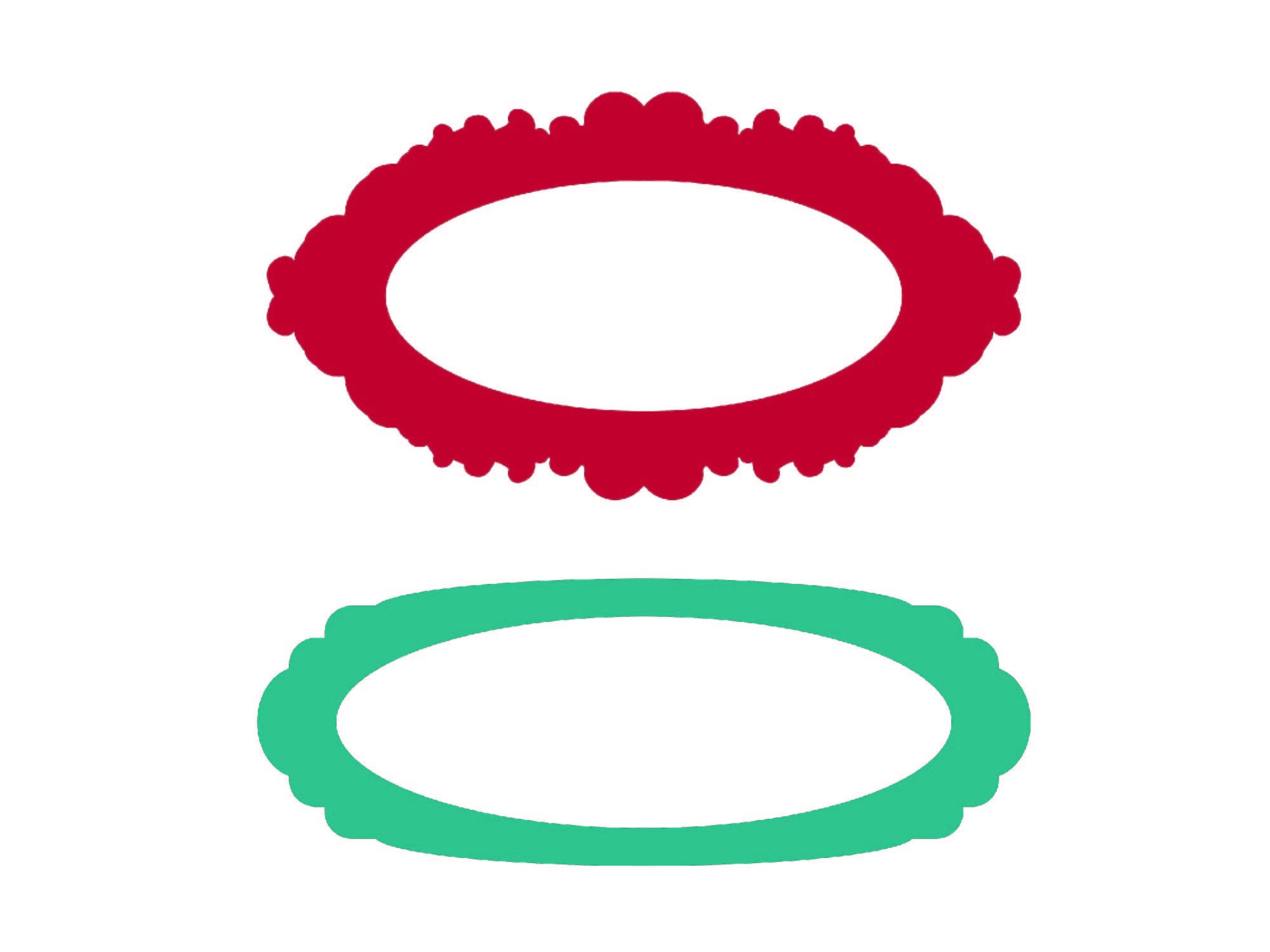 Decorative Frames Svg Frames Clipart Vector Art Cut File - Etsy