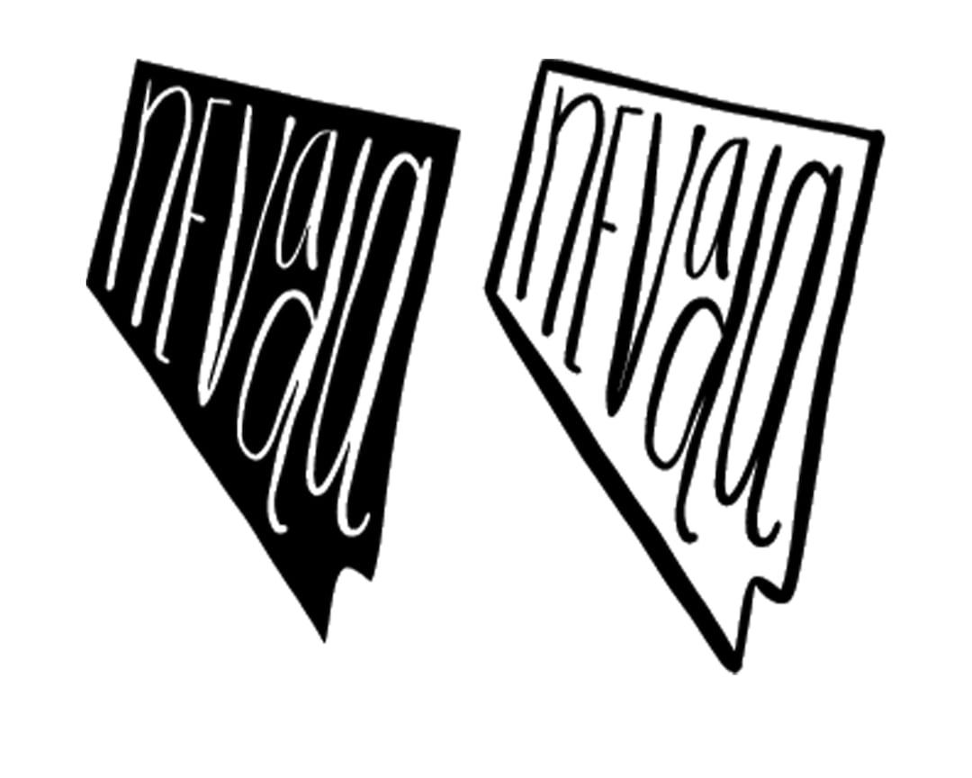 Nevada SVG, Nevada State Clipart, Nevada Hand Drawn, Outline, State ...