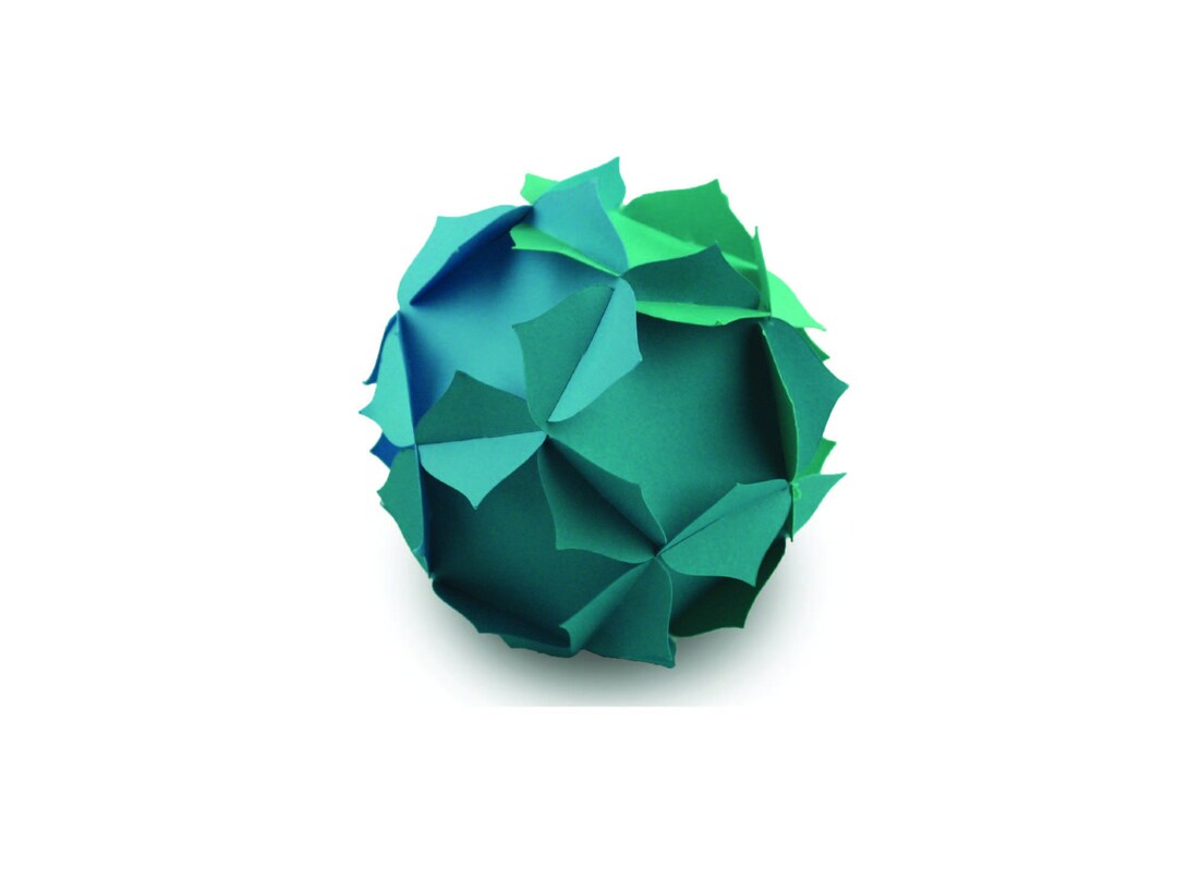 3D Paper Ball Svg, Paper Ball Template, Cut Files for Cricut ...