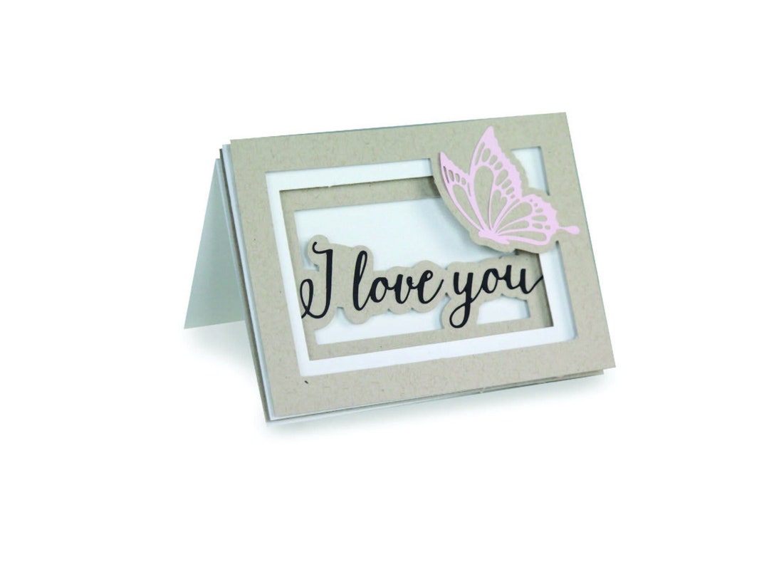 3D Greeting Card, Shadow Card, Cricut Svg File, Silhouette Svg, Layered ...