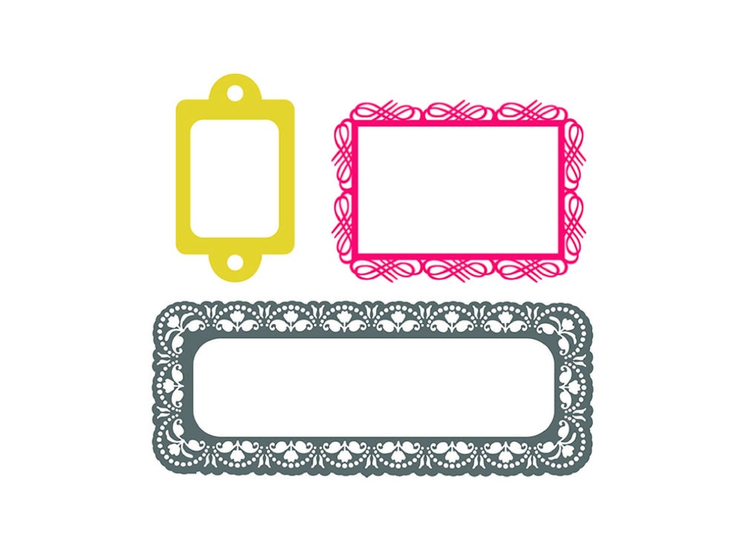 Decorative Frame Svg, Clipart, Vector Art, Cut File for Cricut, for ...