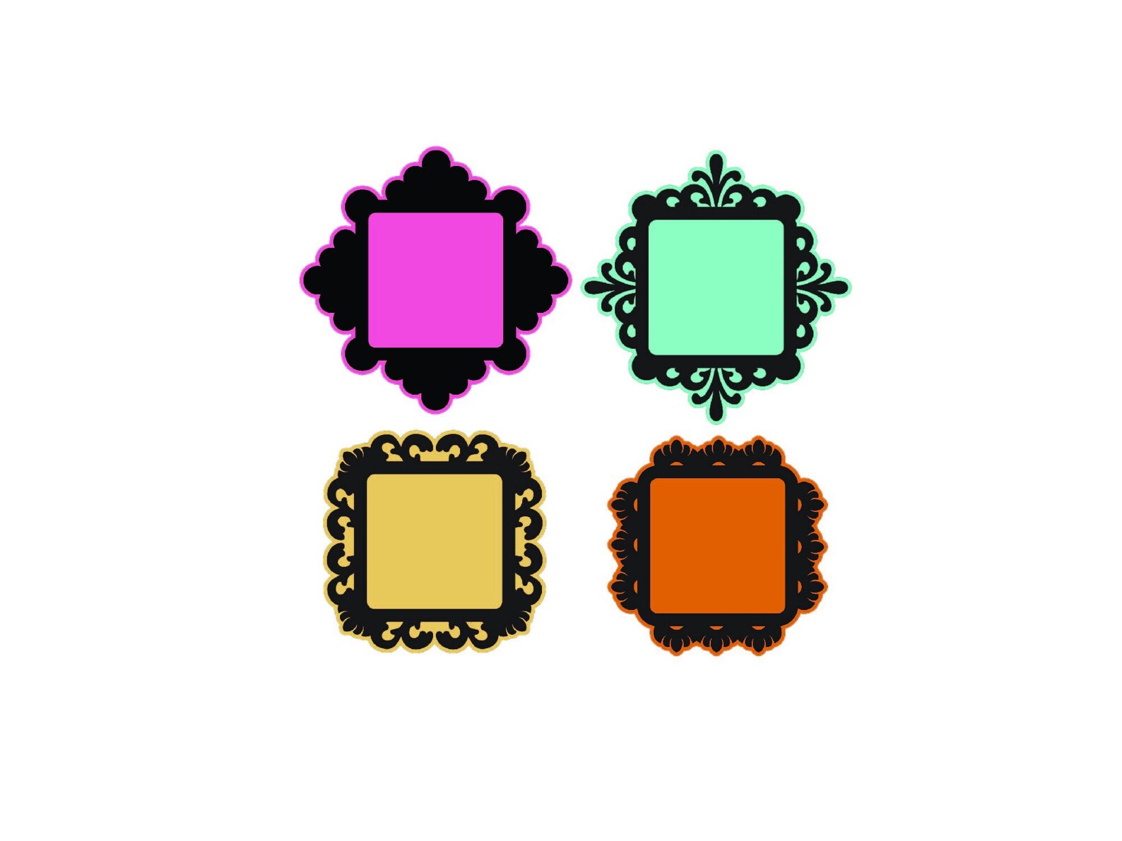 Frames SVG, Fancy Frames Svg, Cute Frames, Aesthetic Frames, Frame ...