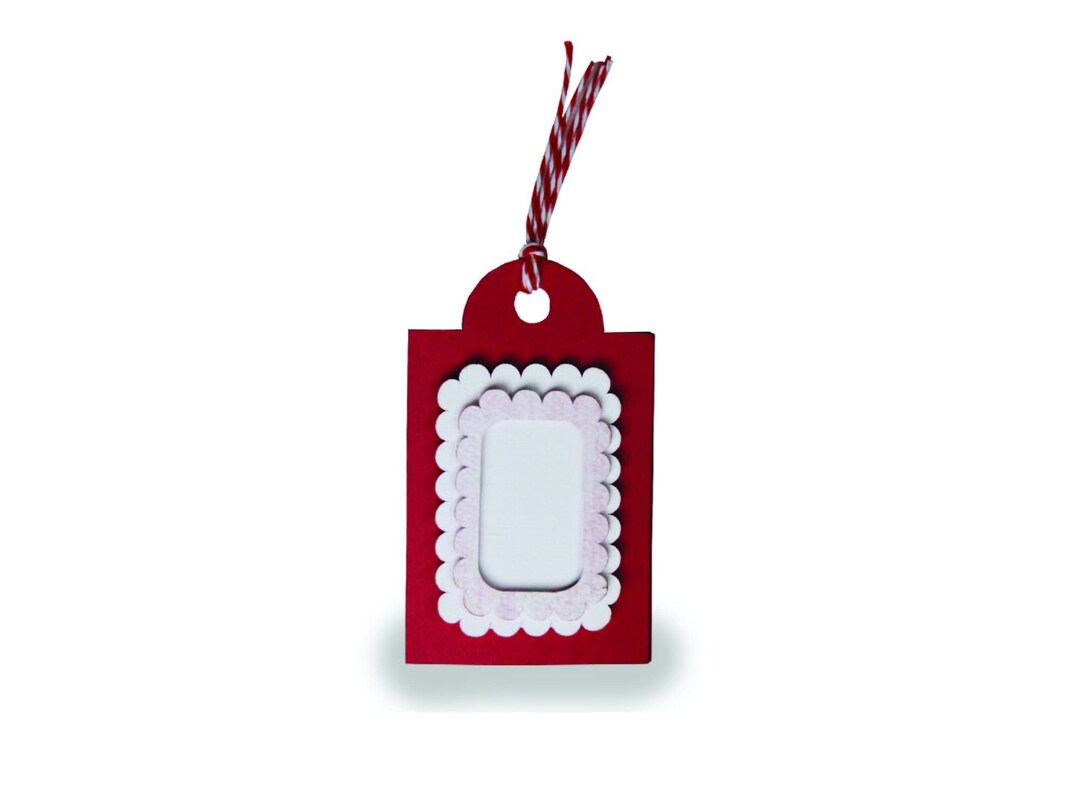 3D Picture Tag, Tag Template, Tag Svg, Dxf, Cut File, Cricut, Sihouette ...
