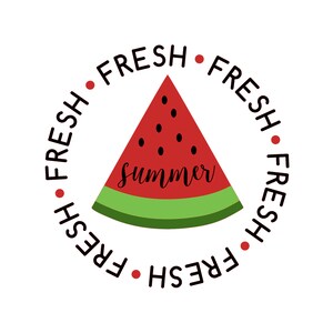 Fresh Watermelon SVG, Clipart, Vector Art, Cute Clipart, Silhouette Cut ...