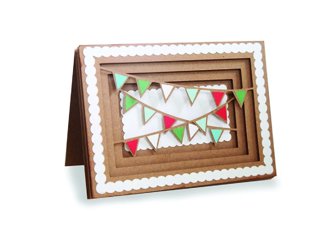 3D Greeting Card, Shadow Card, Cricut Svg File, Silhouette Svg, Layered ...