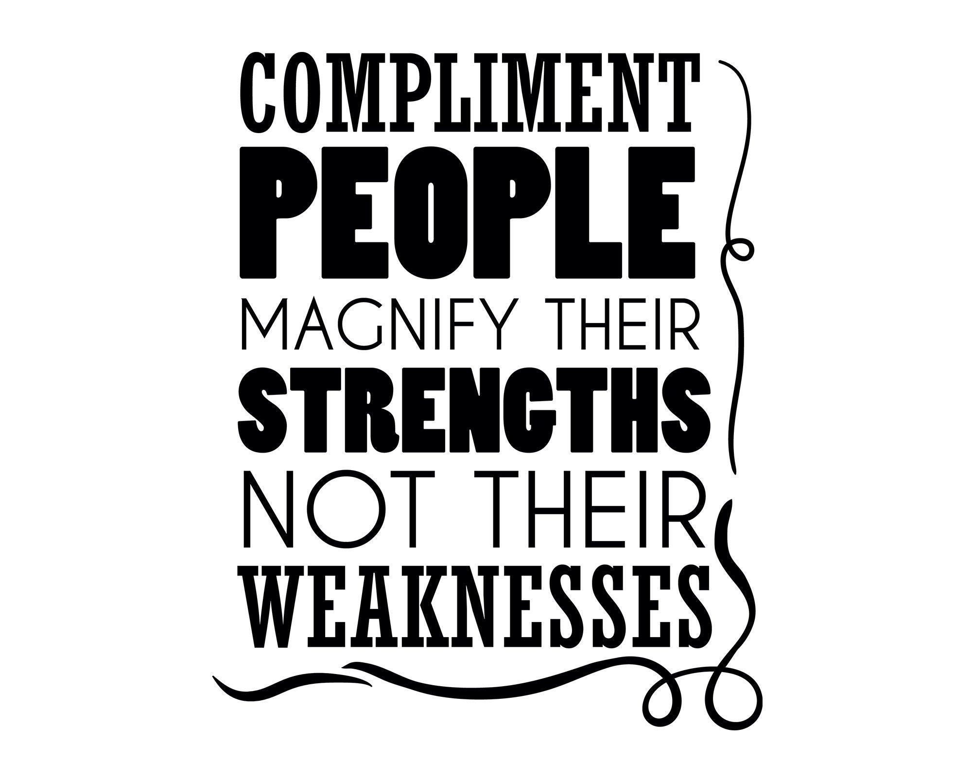 Compliment People, Quote SVG, Saying SVG, Cut Files for Silhouette ...