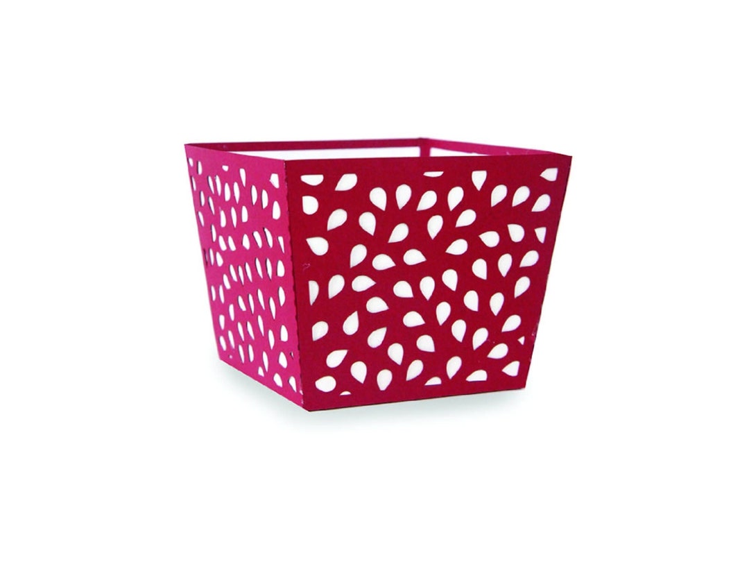 3D SVG Basket, Svg Box Template, Decorative Box, Gift Box, Party Favor ...