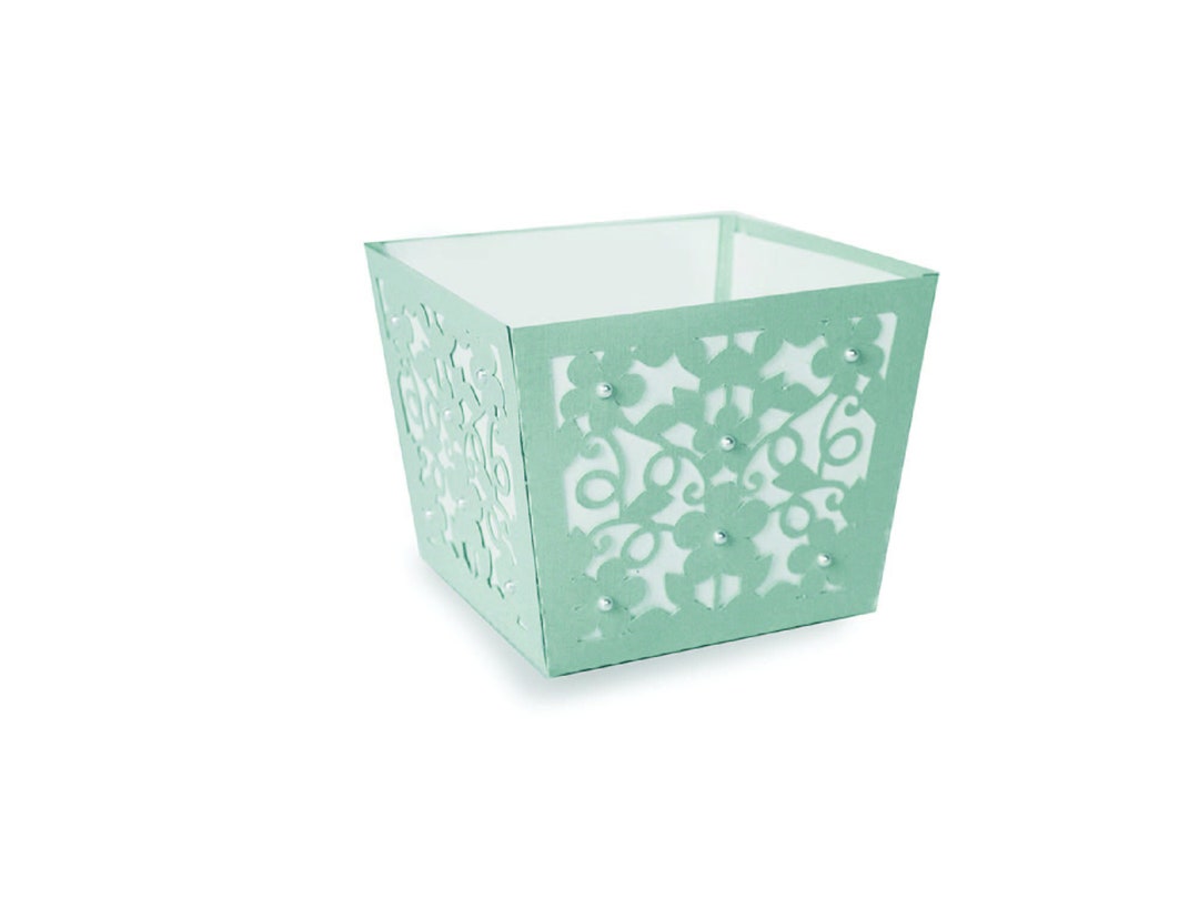 3D SVG Basket, Svg Box Template, Decorative Box, Gift Box, Party Favor ...