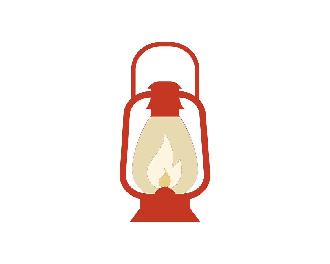 2d Gas Lamp, Gas Lamp Svg, Clipart, Cut File, Cricut, Silhouette, Svg ...