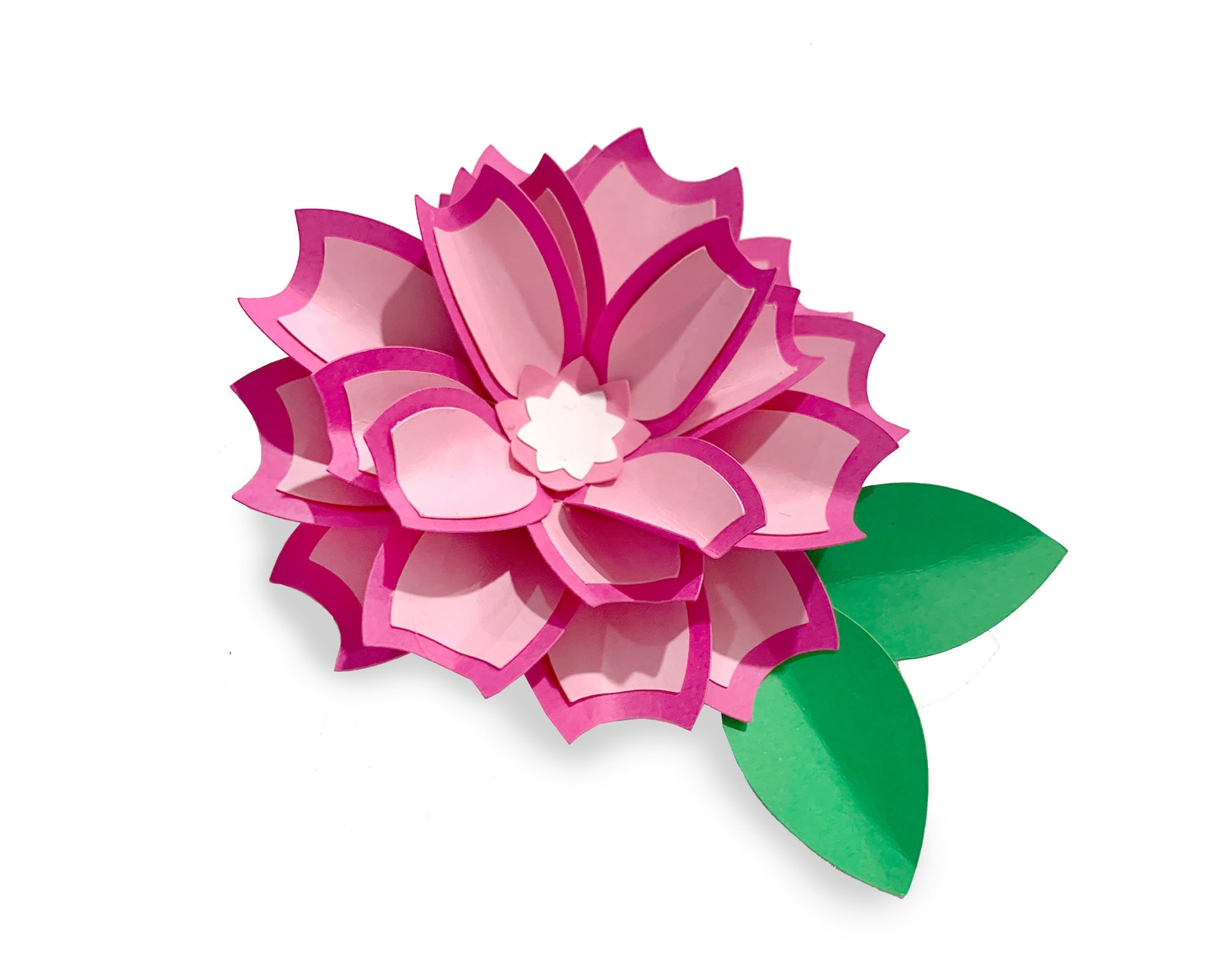 3d Paper Flower Svg, Flower Template, Paper Flower Svg, 3d Paper Flower ...