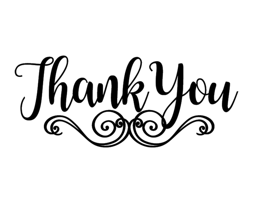 Thank You Svg, Quote SVG, Saying SVG, Cut Files for Silhouette ...