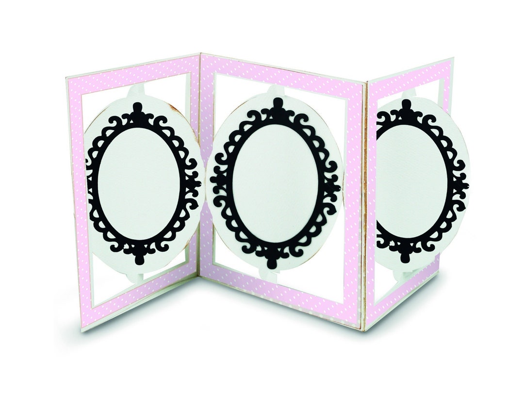 3D Greeting Card, Accordian Card, Cut File for Silhouette, for Cricut ...