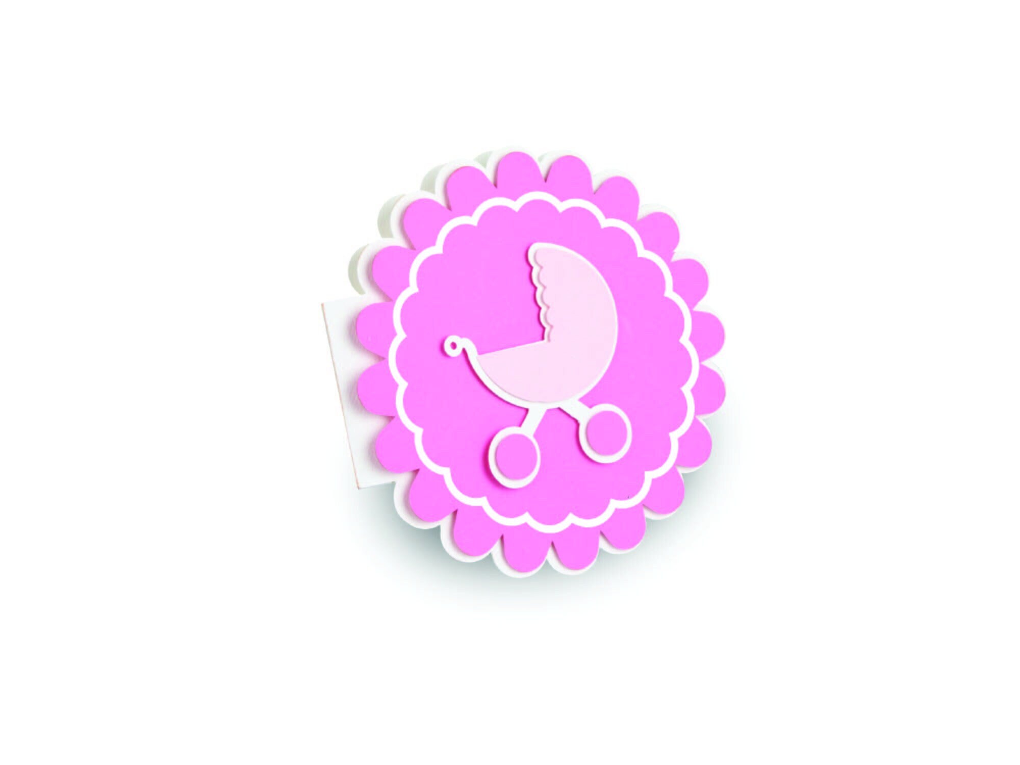 2D Card, Folded Card, Cut File, Silhouette, Cricut, Stroller, PNG, SVG ...