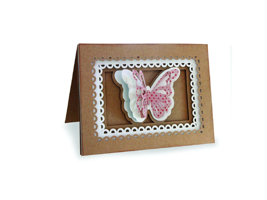 3D Greeting Card, Shadow Card, Cricut Svg File, Silhouette Svg, Layered ...