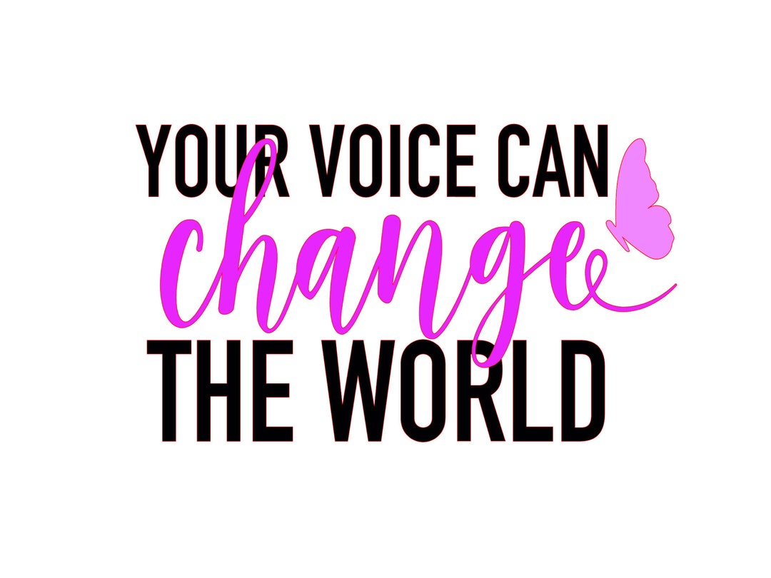 Change the World SVG, Quote Clipart, Vector Art, Life Quotes ...