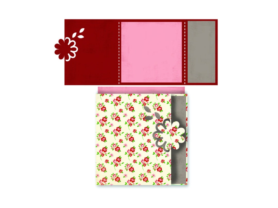 3D Greeting Card, Cricut Svg File, Silhouette Svg, Layered Card SVG ...