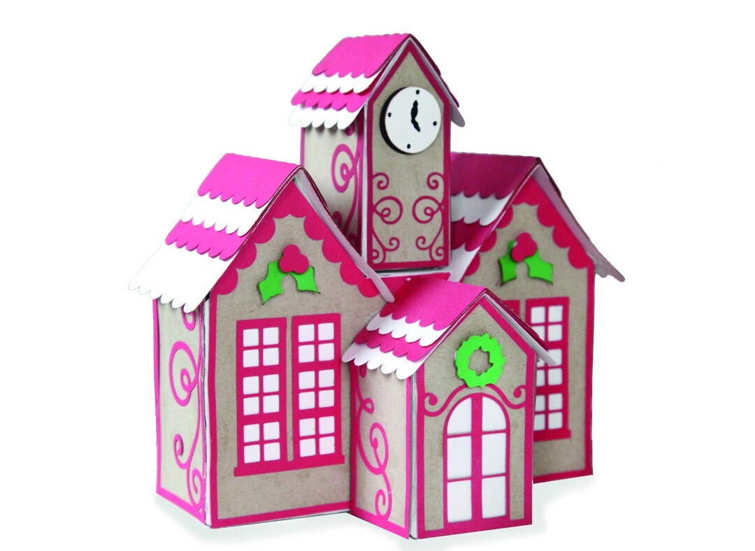 3D Clock Tower SVG, Cut Files for Silhouette, Cricut Cut Files, DIY ...